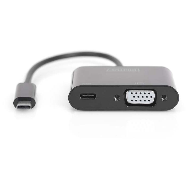 Digitus Adapter USB3.0/C -> VGA + USB/C schwarz - Displayport ...