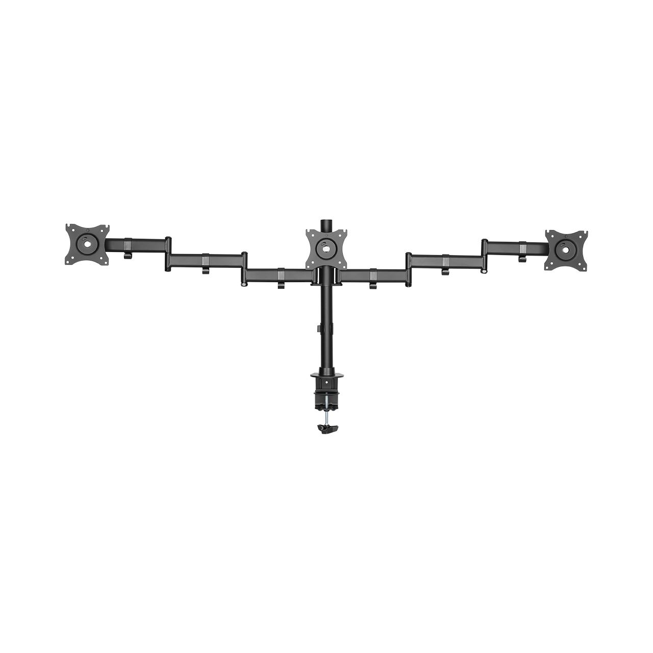 Icy Box Monitor Arm IcyBox 3 Monitore bis zu 27"/8kg neig&schw silber ...