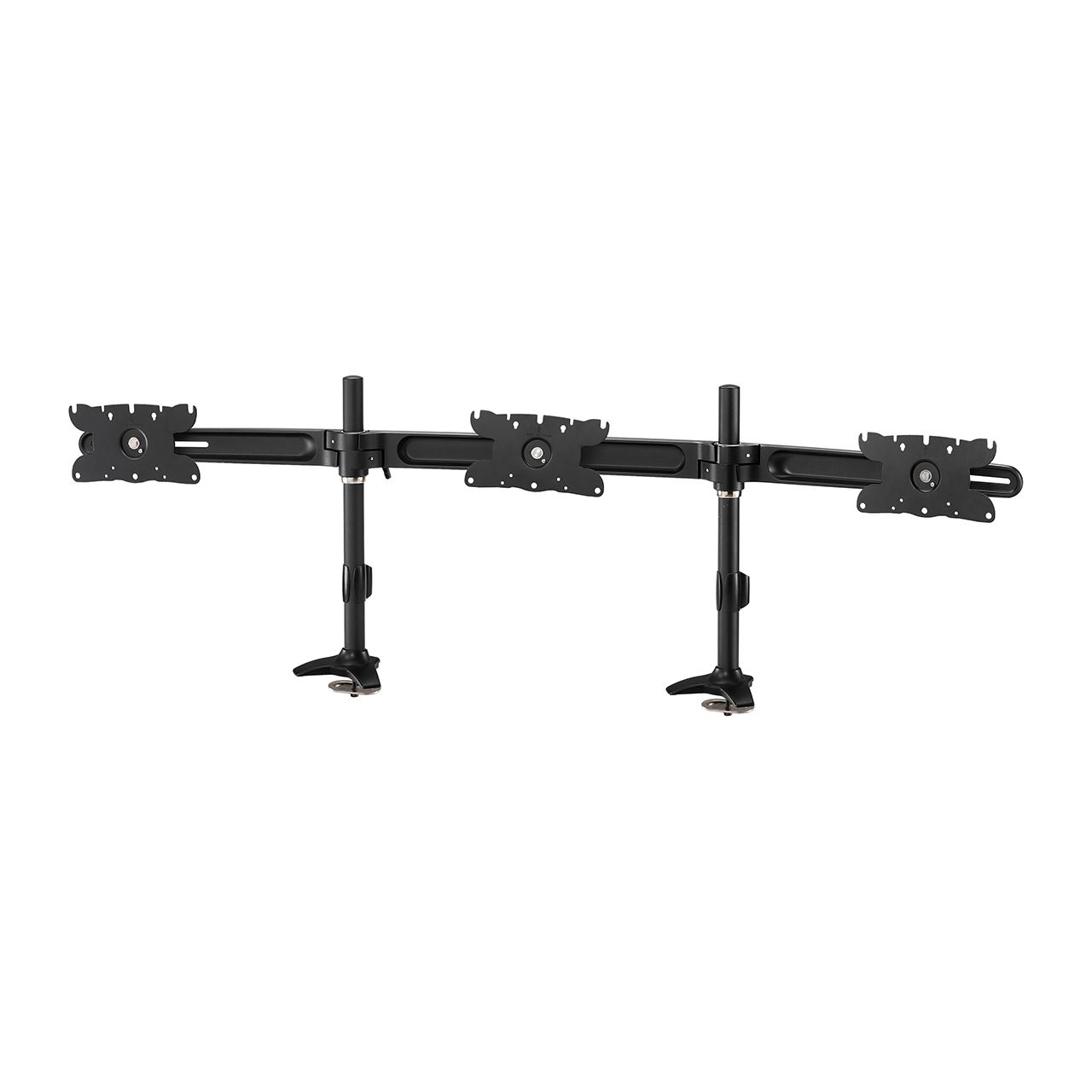 Icy Box Monitor Arm IcyBox 3 Monitore bis zu 30"/10kg neig&schw schwarz ...