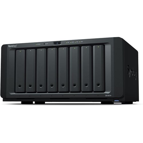 Synology DS1819+ 8-Bay NAS-case Quad-Core 2,1 GHz 4GB DDR4 RAM - ohne ...