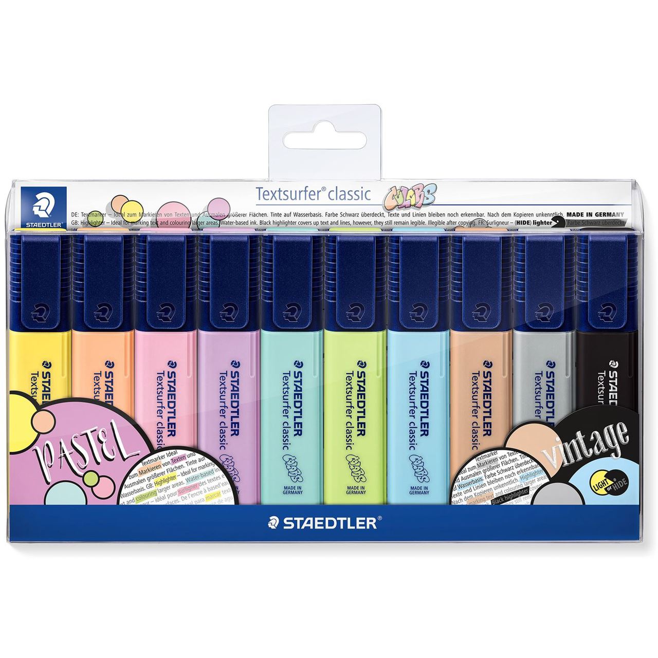 Staedtler Textmarker "Textsurfer classic COLORS", 10er Etui ...