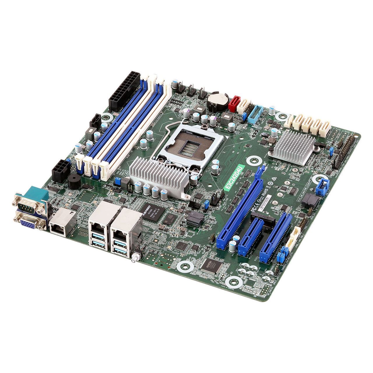 ASRock E3C242D4U Intel C242 So.1151 Dual Channel DDR4 mATX Retail ...