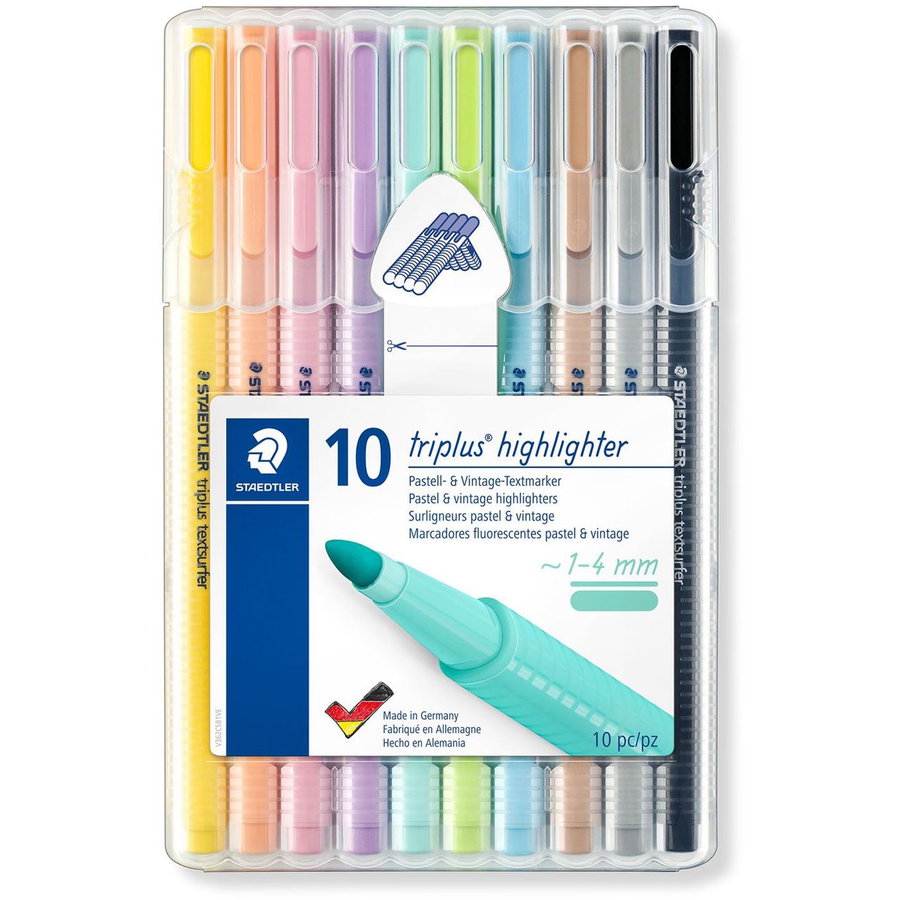 Staedtler Textmarker "triplus highlighter" 10er Etui - Textmarker ...