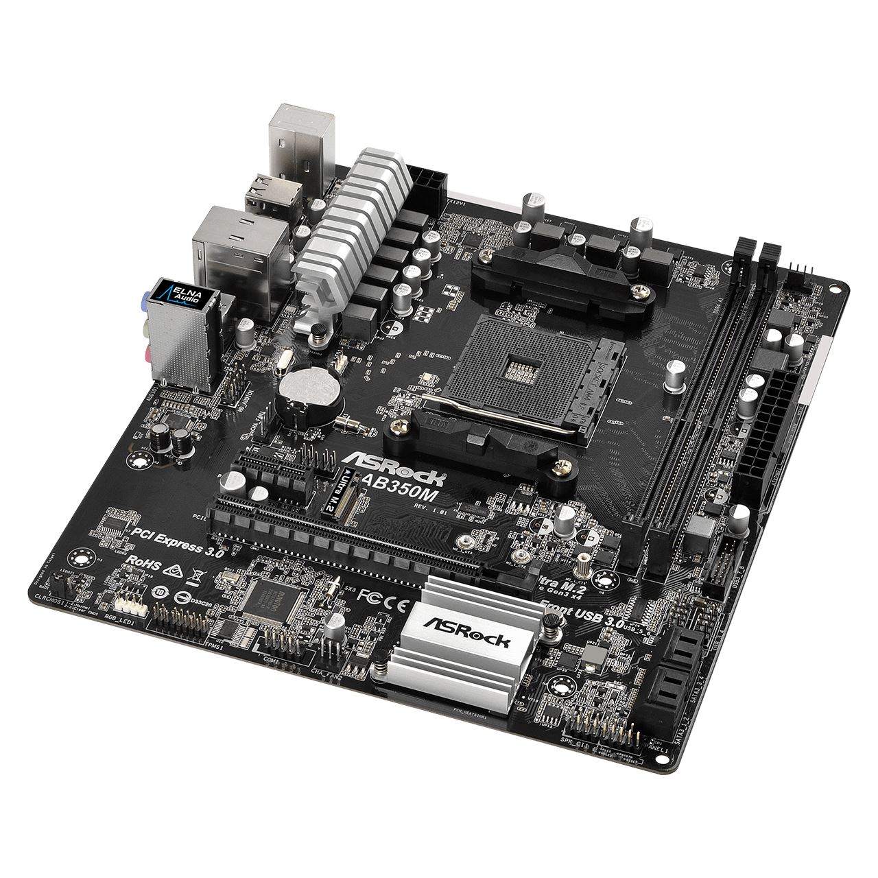 ASRock AB350M AMD B350 So.AM4 Dual Channel DDR4 mATX Bulk Artikel ...