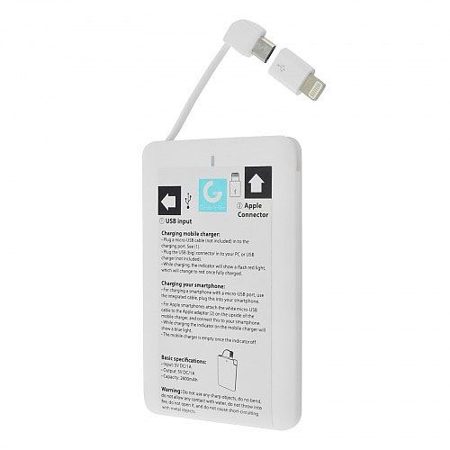 Emporia AXXTRA Flat Powerbank 2600mAH 4er-Pack weiss - Powerbanks ...