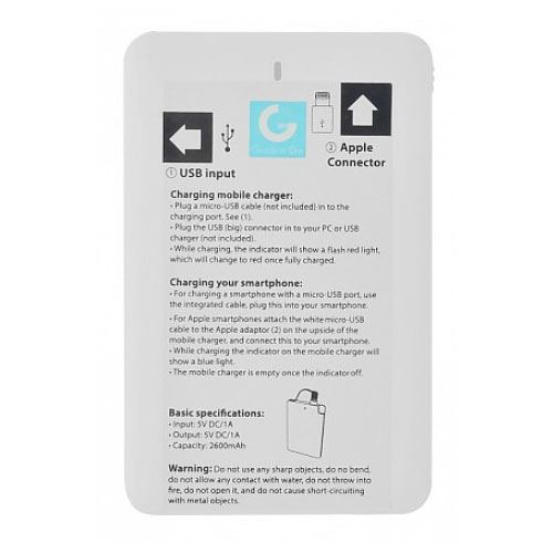 Emporia AXXTRA Flat Powerbank 2600mAH 4er-Pack weiss - Powerbanks ...