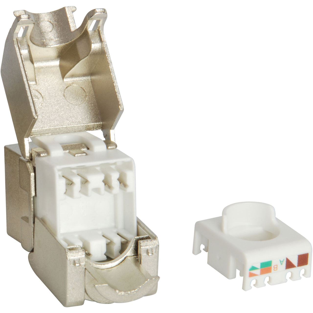 Equip Keystone Jack geschirmt Cat.6A RJ45 Anschluss 8er Set - Zubehör ...