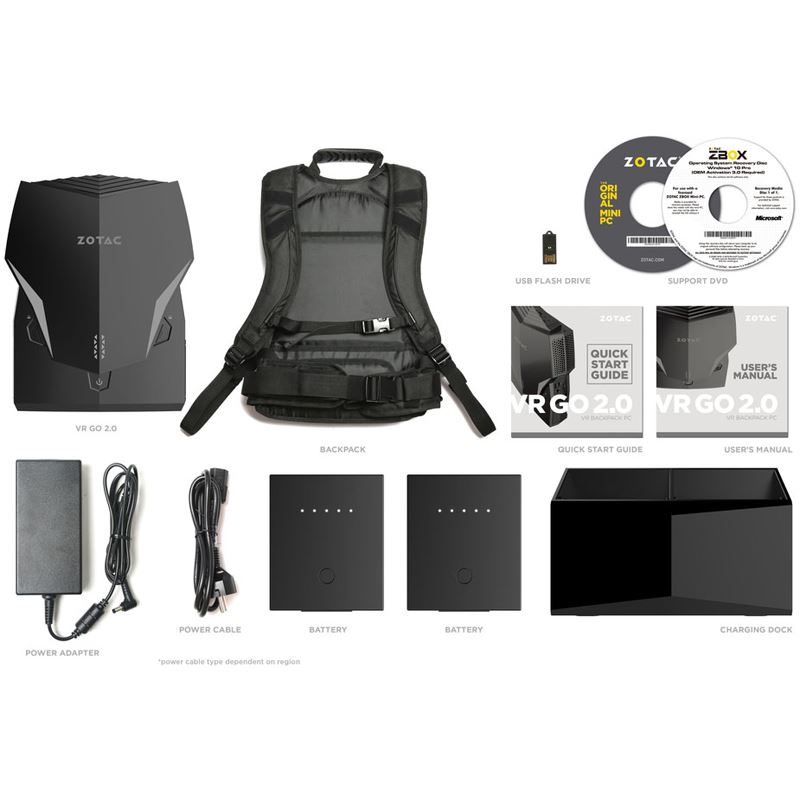 ZOTAC VR GO 2.0 BACKPACK I7-8700T - Gamer PCs | Mindfactory.de