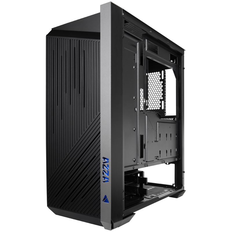 Azza Raven 420 DF1 mit Sichtfenster Midi Tower ohne Netzteil schwarz - Midi Tower ohne NT