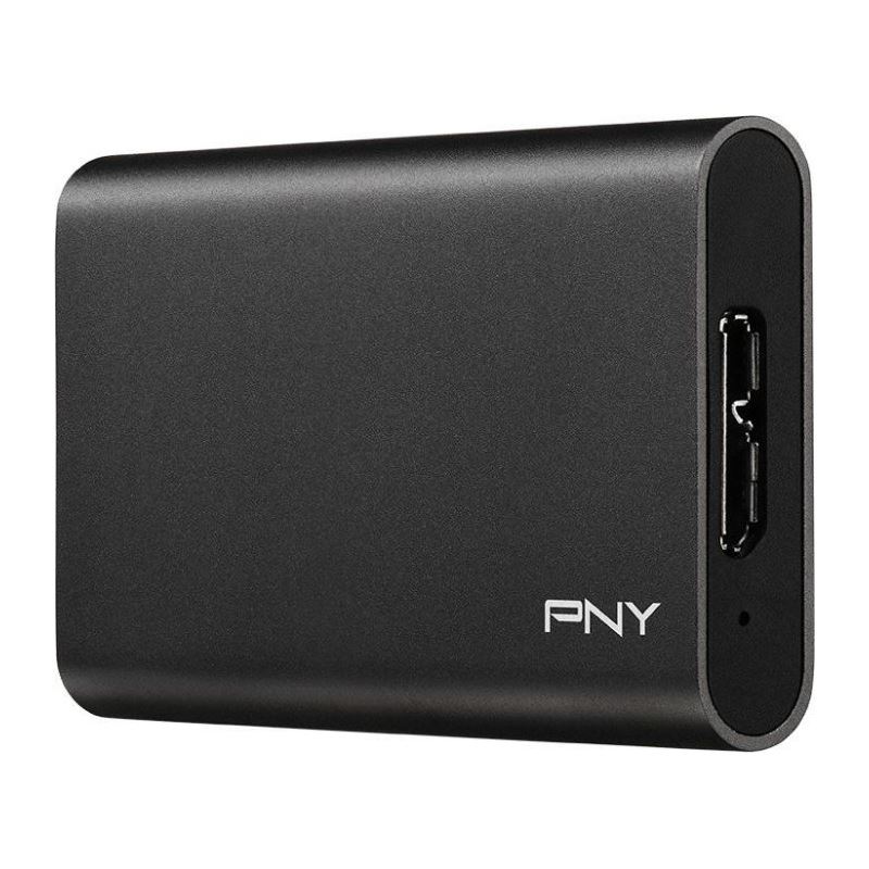 480GB PNY Elite Portable SSD PSD1CS1050-480-FFS mSATA USB 3.0 Micro-B ...
