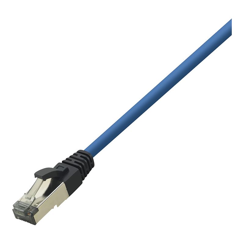 10.00m LogiLink Cat. 8.1 Patchkabel S/FTP PiMF RJ45 Stecker auf RJ45 Stecker Blau 40GbE / Kupfer