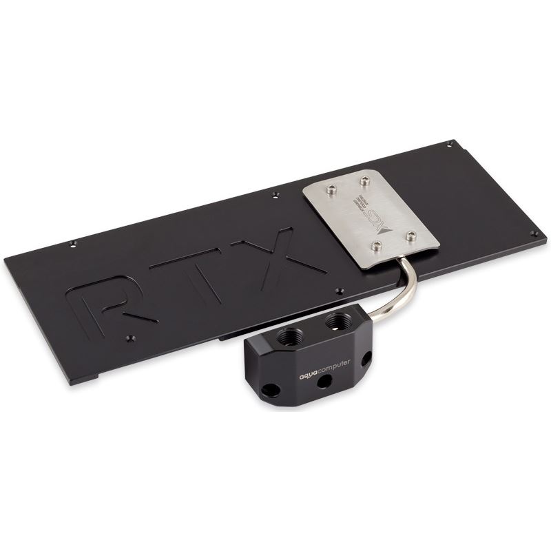 aqua computer Backplate für kryographics NEXT RTX 2080, aktiv XCS ...