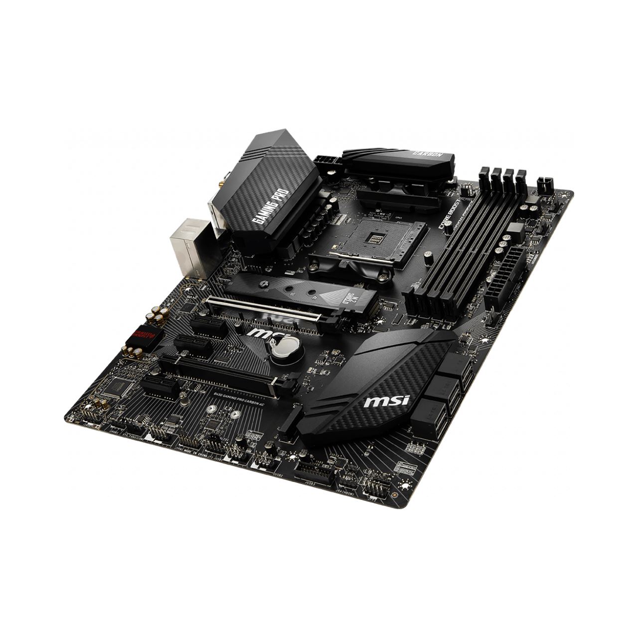 MSI B450 Gaming Pro Carbon AC AMD B450 So.AM4 Dual Channel DDR4 ATX ...