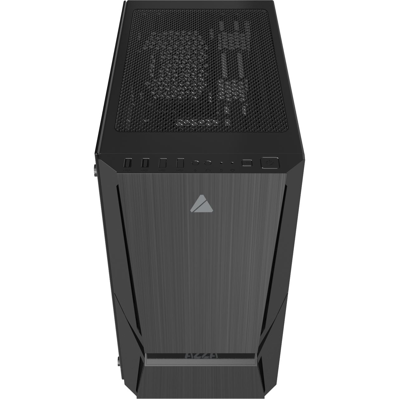 Azza LUMINOUS 110 mit Sichtfenster Mini Tower ohne Netzteil schwarz ...