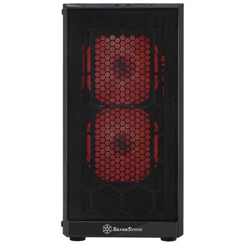 Silverstone SST-PS15B-RGB Precision Mini-Tower, TG RGB, schwarz - Mini ...