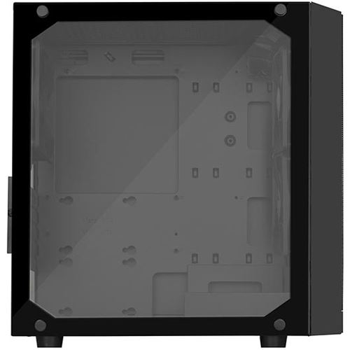 Silverstone SST-PS15B-RGB Precision Mini-Tower, TG RGB, schwarz - Mini ...