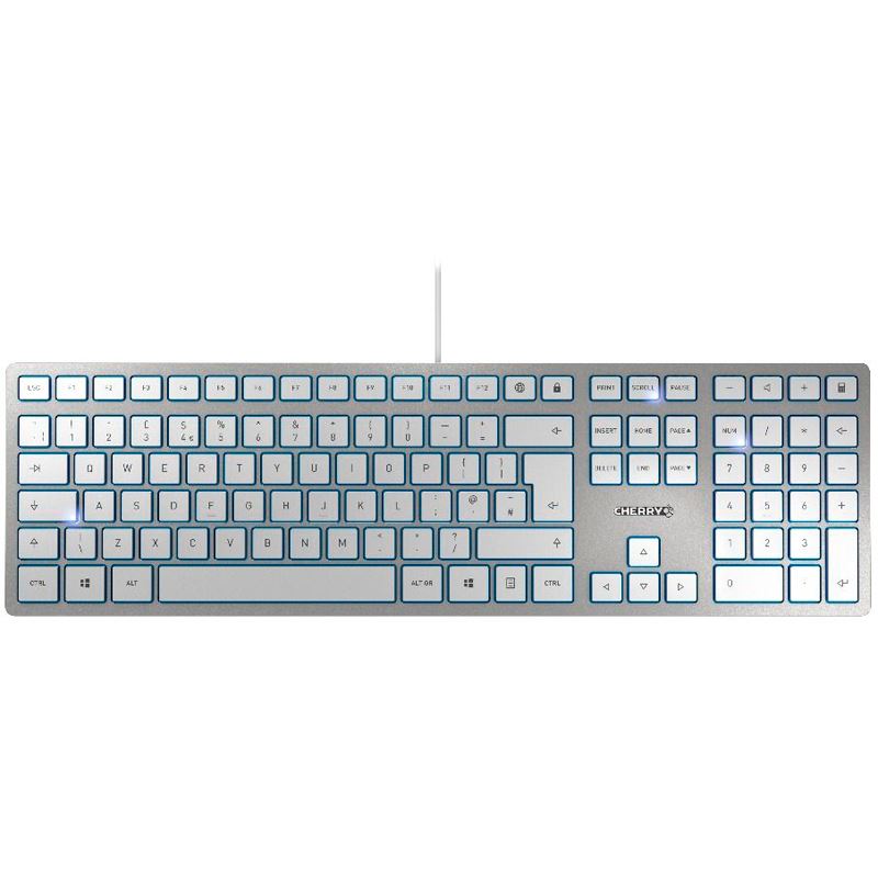 Cherry KC 6000 Slim USB Pan Nordic Layout, silber - Tastaturen ...