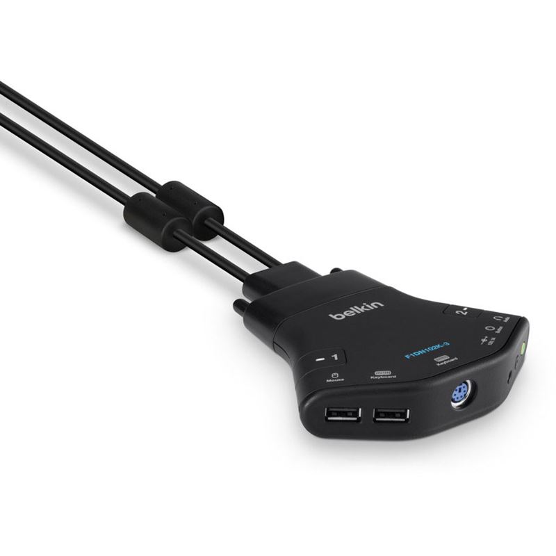 Belkin Secure Flip 2-port KM switch - KVM Geräte | Mindfactory.de