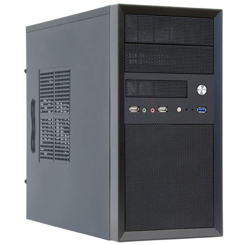 Chieftec CT-01B-350GPB Mini Tower 350 Watt schwarz - | Mindfactory.de