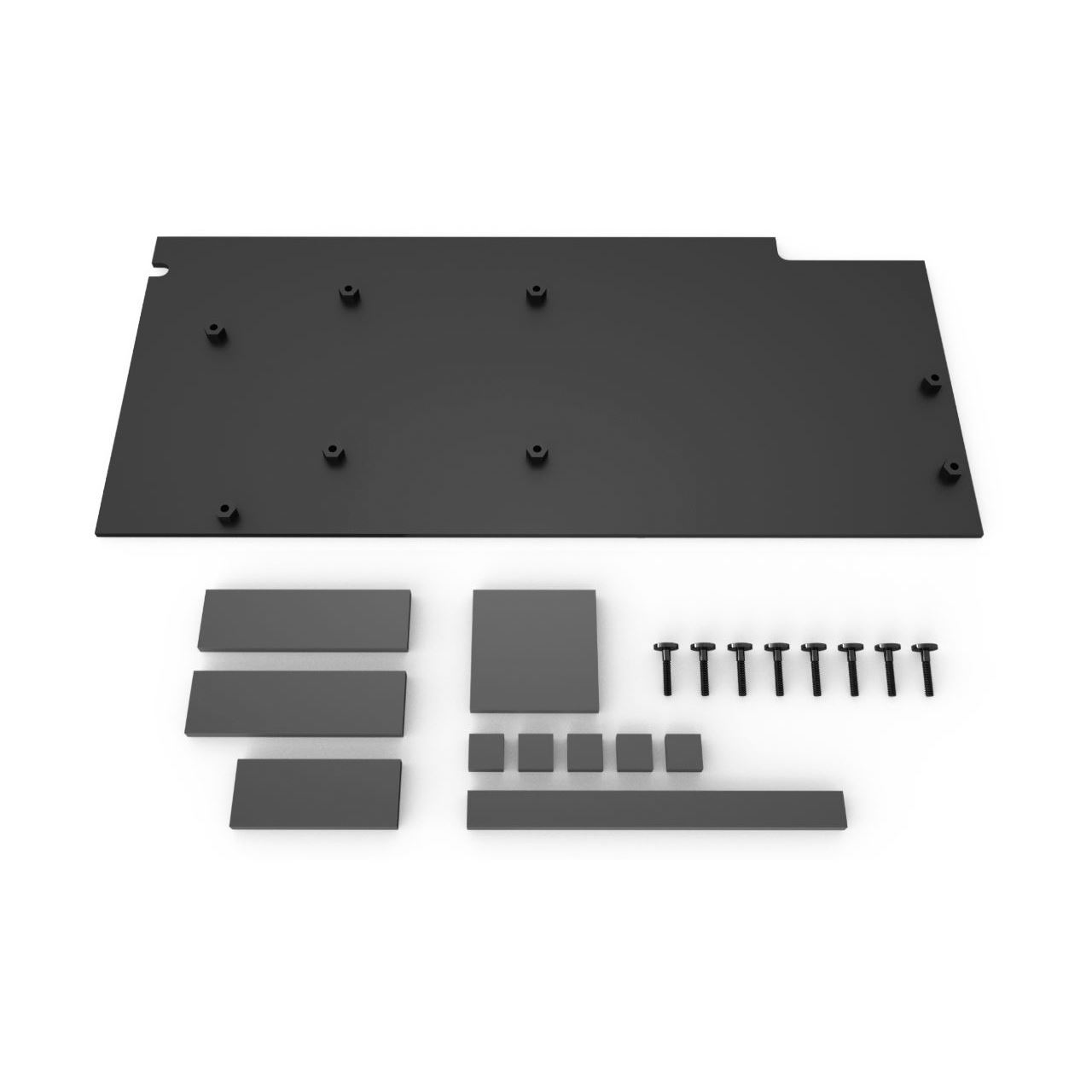 Alphacool Eisblock Aurora Backplate GPX-A AMD Radeon RX 5700/5700XT ...