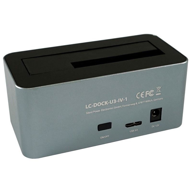 LC-Power LC-DOCK-U3-IV-1 USB3.0 Dual Bay Docking Station 2.5" - Docking ...