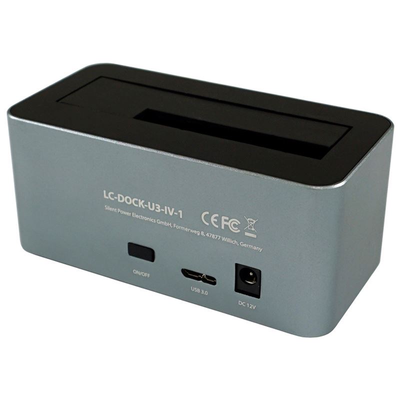 LC-Power LC-DOCK-U3-IV-1 USB3.0 Dual Bay Docking Station 2.5" - Docking ...