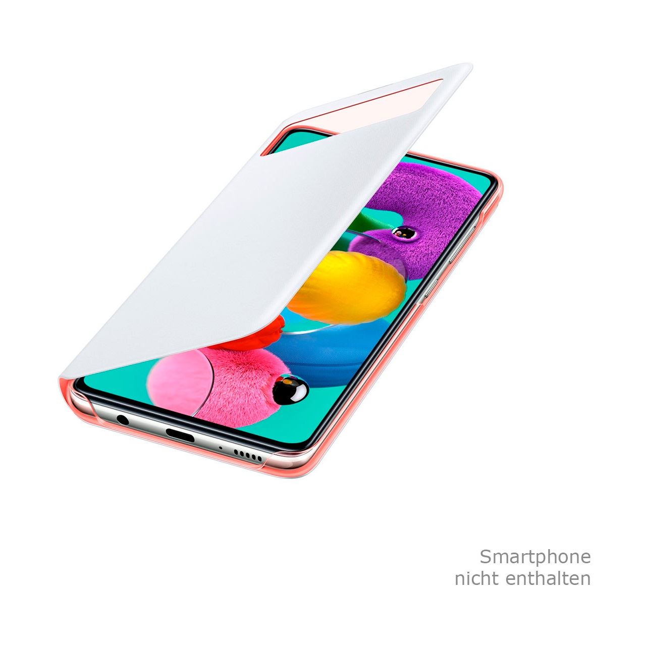 Samsung S View Wallet Cover EF-EA515 für Samsung Galaxy A51, weiss ...
