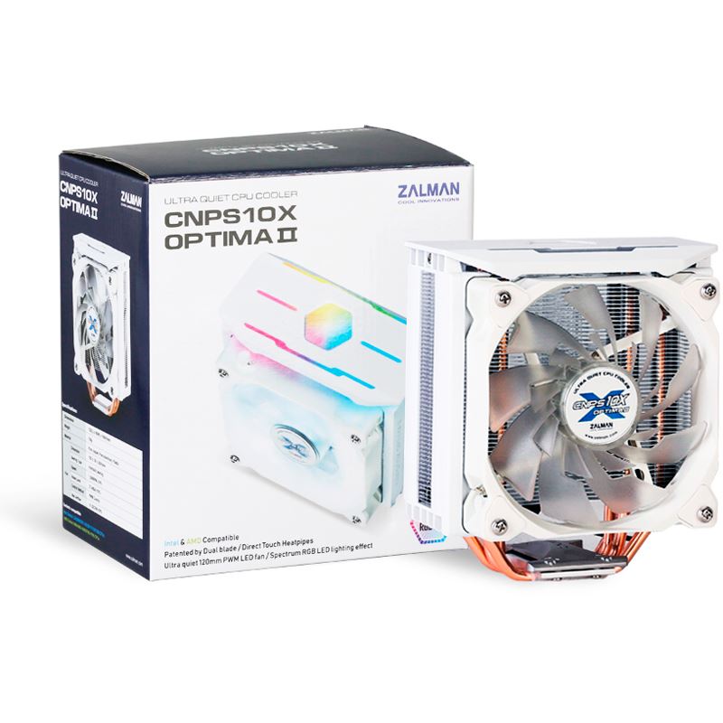 Zalman CNPS10X OPTIMA II CPU-Kühler, weiss - CPU Kühler | Mindfactory.de