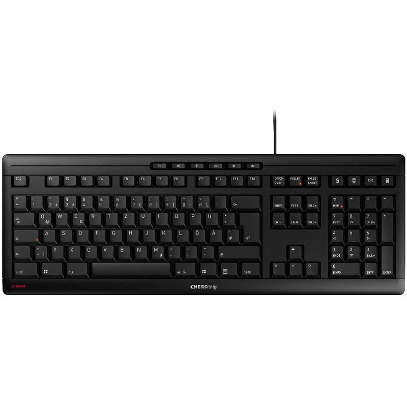 CHERRY STREAM KEYBOARD (CH), grau - Tastaturen international ...