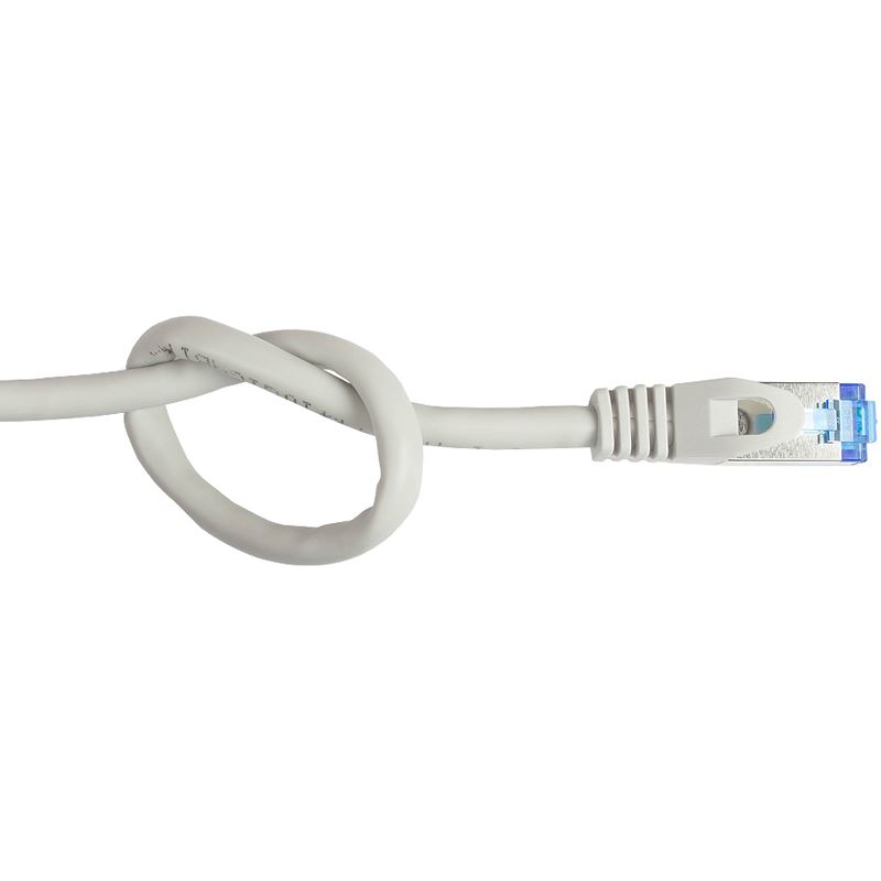 0.50m Good Connections Cat. 6a Patchkabel S/FTP RJ45 Stecker auf RJ45 Stecker Grau halogenfrei