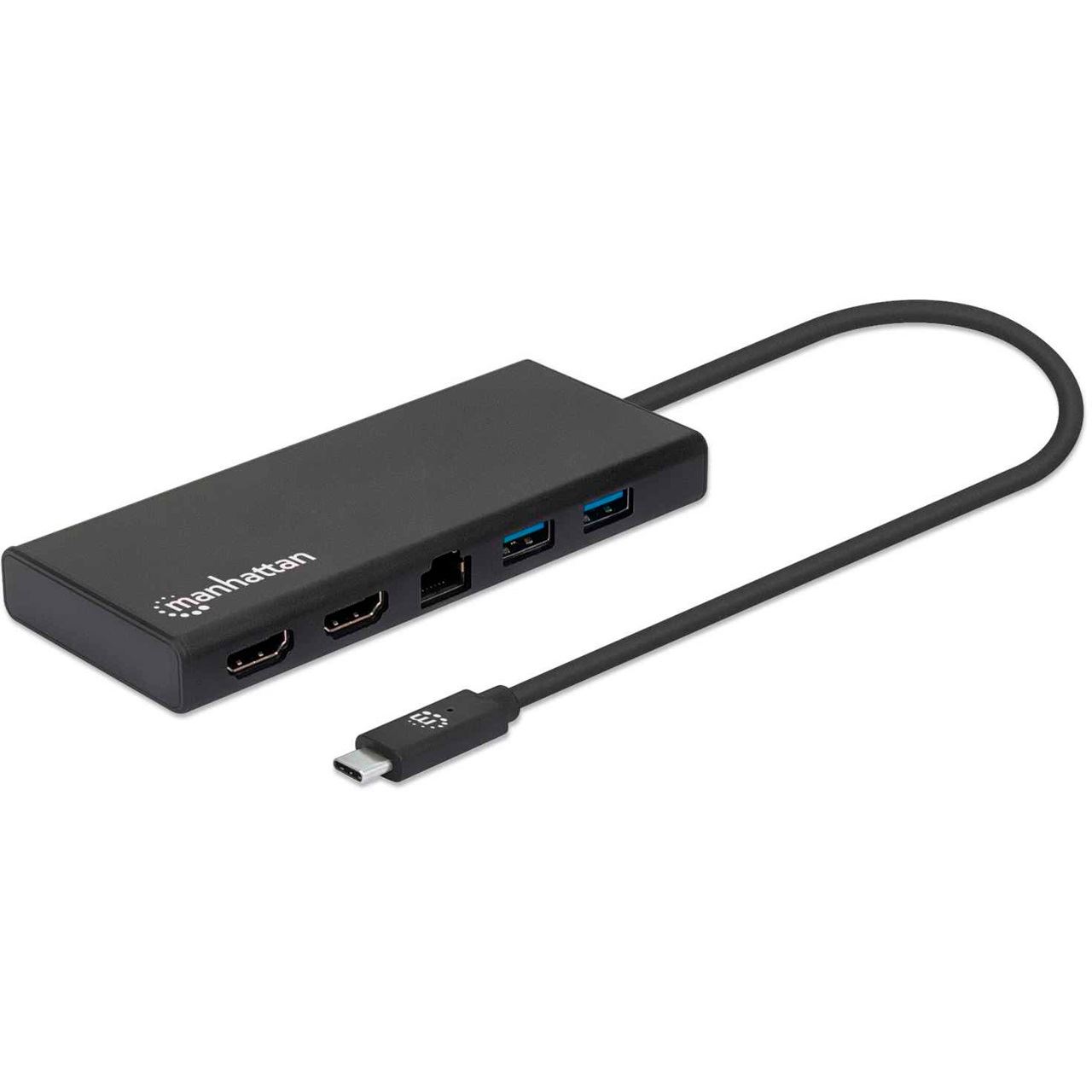 Manhattan USB3.2 Gen1 USB-C auf Dual-HDMI Multiport-Adapter - USB ...