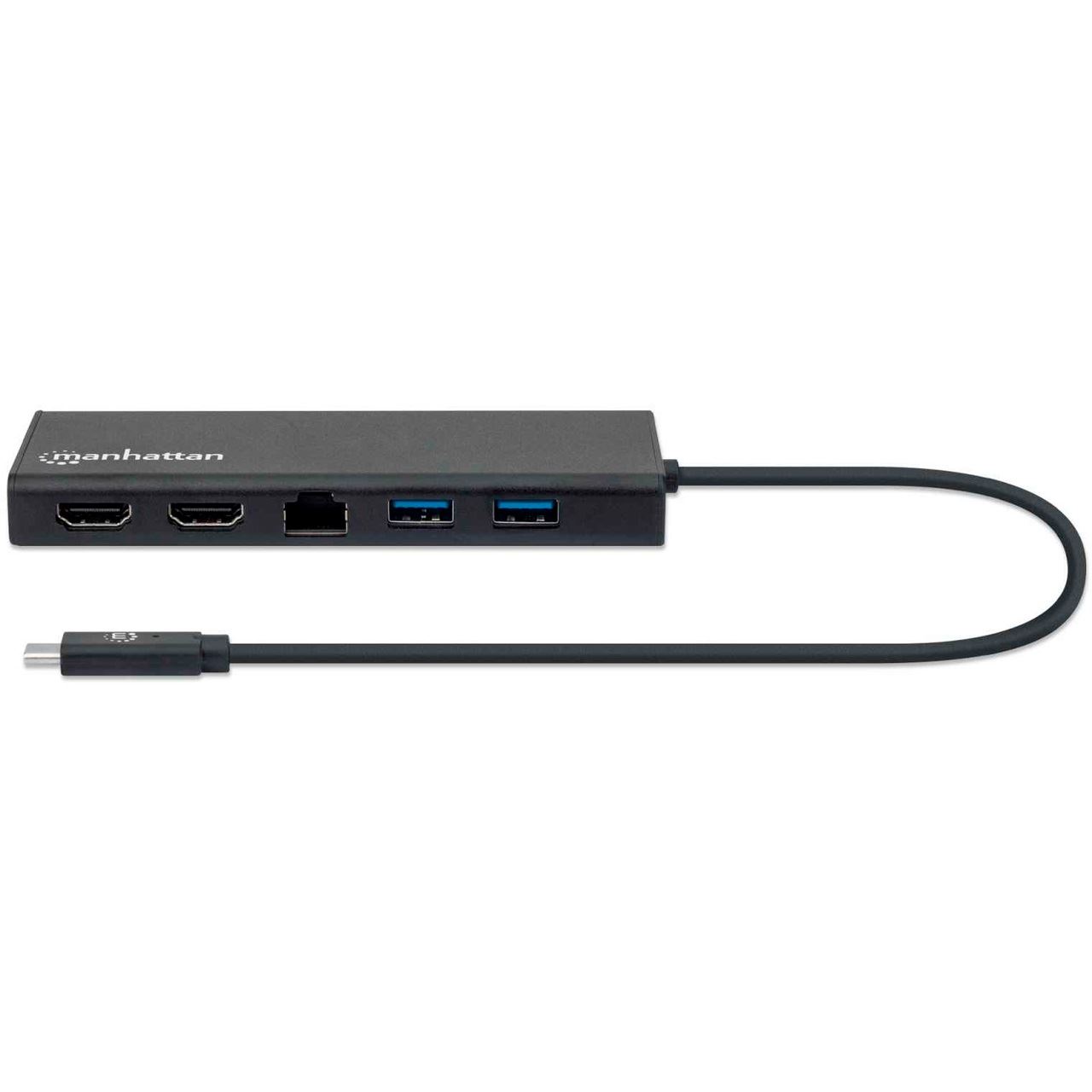 Manhattan USB3.2 Gen1 USB-C auf Dual-HDMI Multiport-Adapter - USB ...