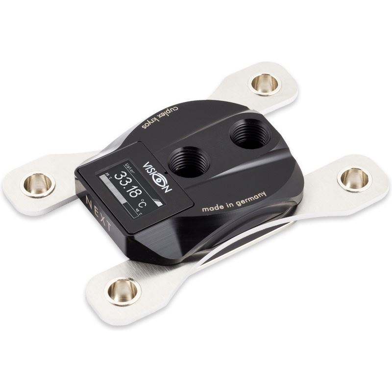 Aqua Computer cuplex kryos NEXT mit VISION AM4/3000, Acetal/.925 silber ...