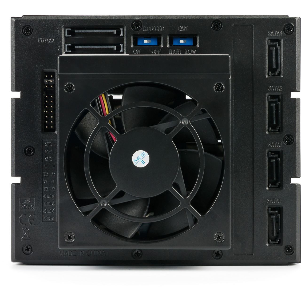 Fantec BP-T3141, SAS & SATA Backplane für 4x 3,5"/2,5" HDD/SSD, schwarz ...