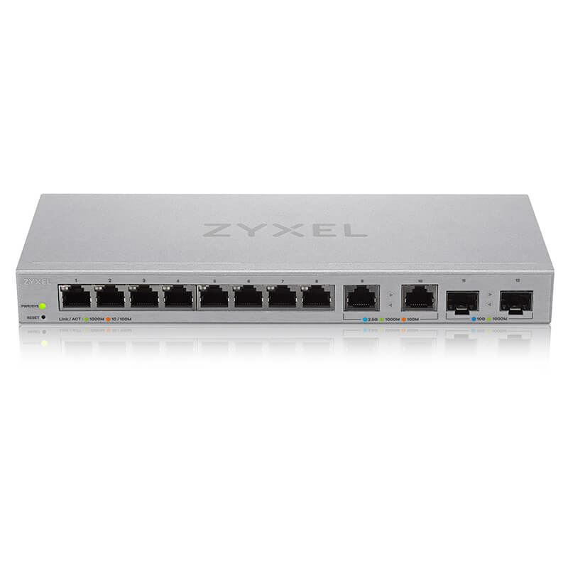 Zyxel XGS1210-12 12-Port Managed MultiGig Switch - Switch 10 / 100 ...