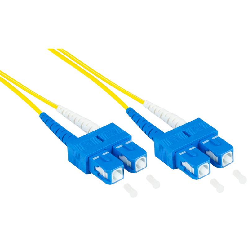 7.50m Good Connections LWL Duplex LWL Anschlusskabel 9/125 µm OS2 SC ...