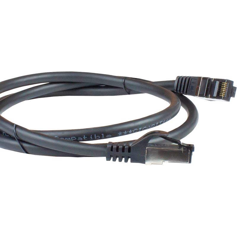 25.00m Good Connections Cat. 6a Patchkabel S/FTP RJ45 Stecker auf RJ45 Stecker Schwarz