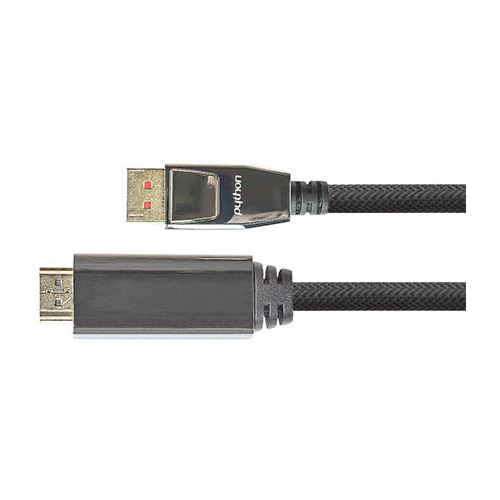 5.00m PYTHON HDMI Anschlusskabel SmartFLEX Displayport Stecker auf HDMI ...