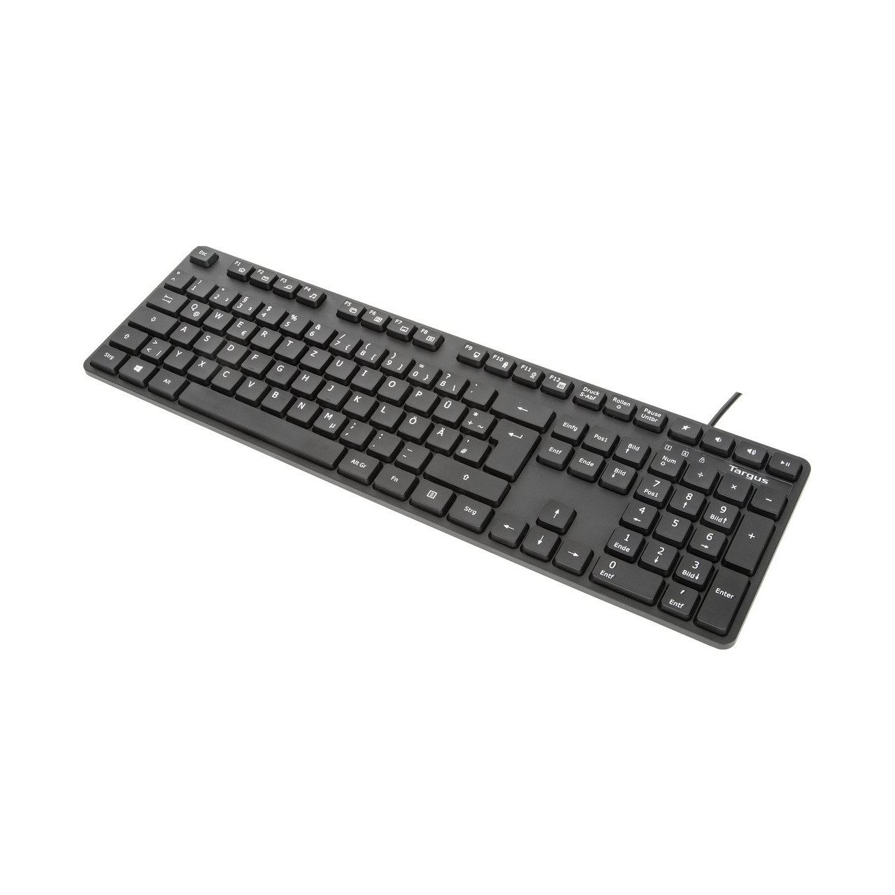 Targus Keyboard Wired USB DE Layout schwarz (AKB30DE) - Tastaturen ...