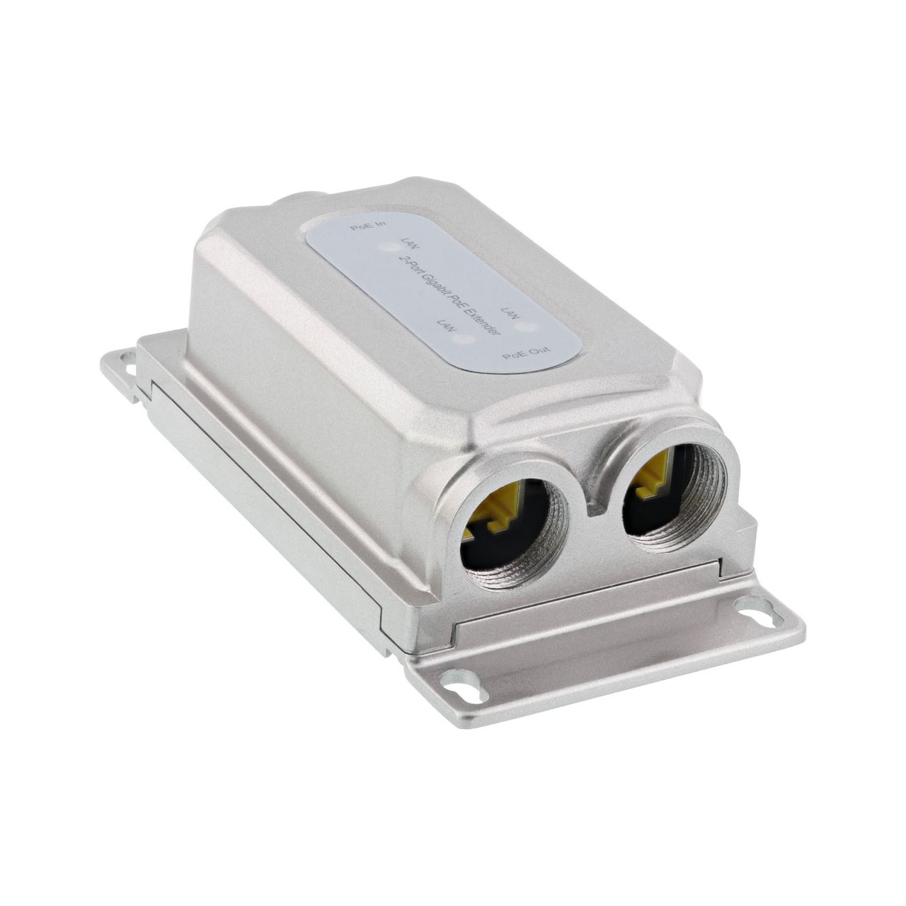 InLine PoE+ Extender outdoor 2 Port, 1GBit/s, IP67 Staub-, Wasser- und ...