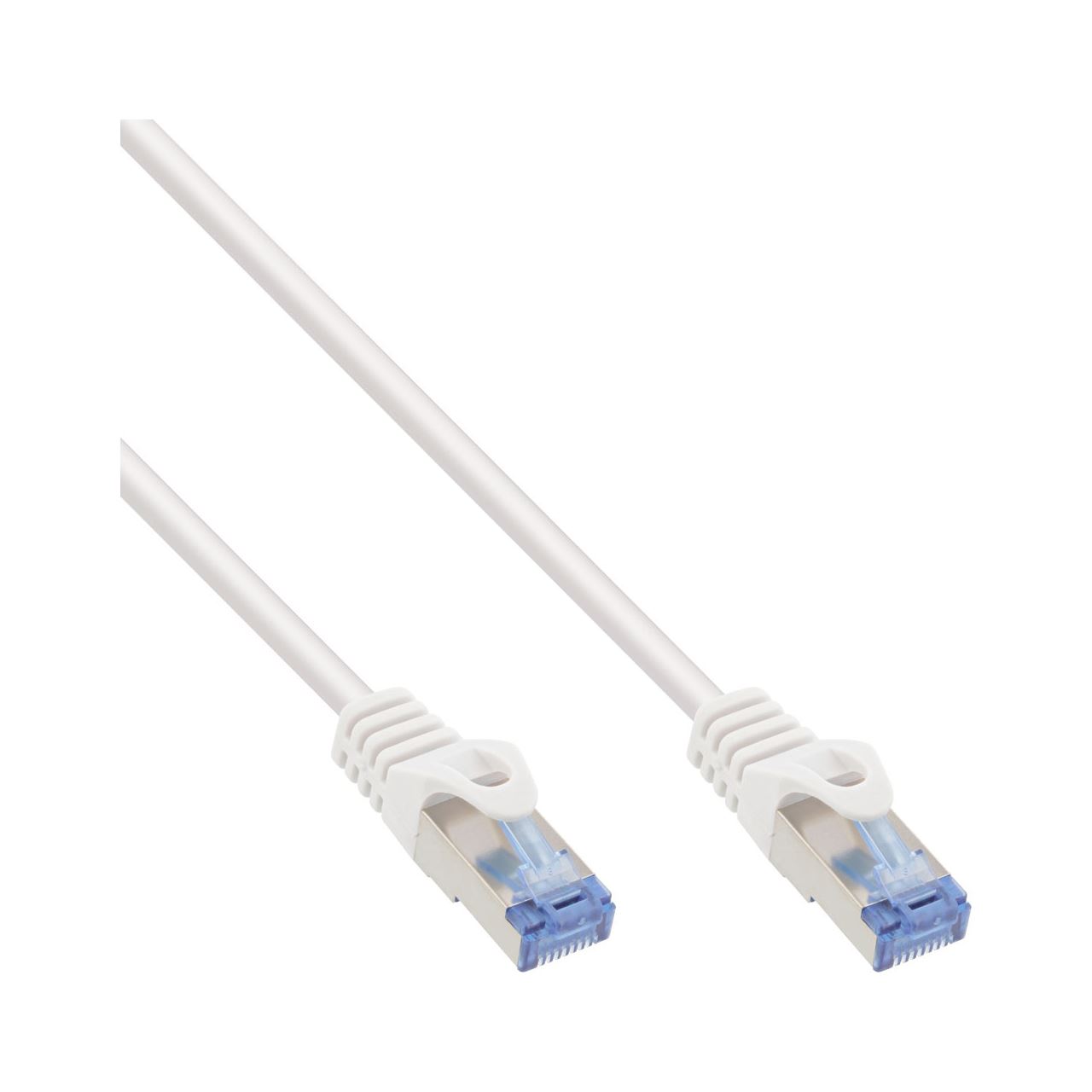 (€3,45*/1m) 2.00m InLine Cat. 6a Patchkabel S/FTP RJ45 Stecker auf RJ45 Stecker Weiß