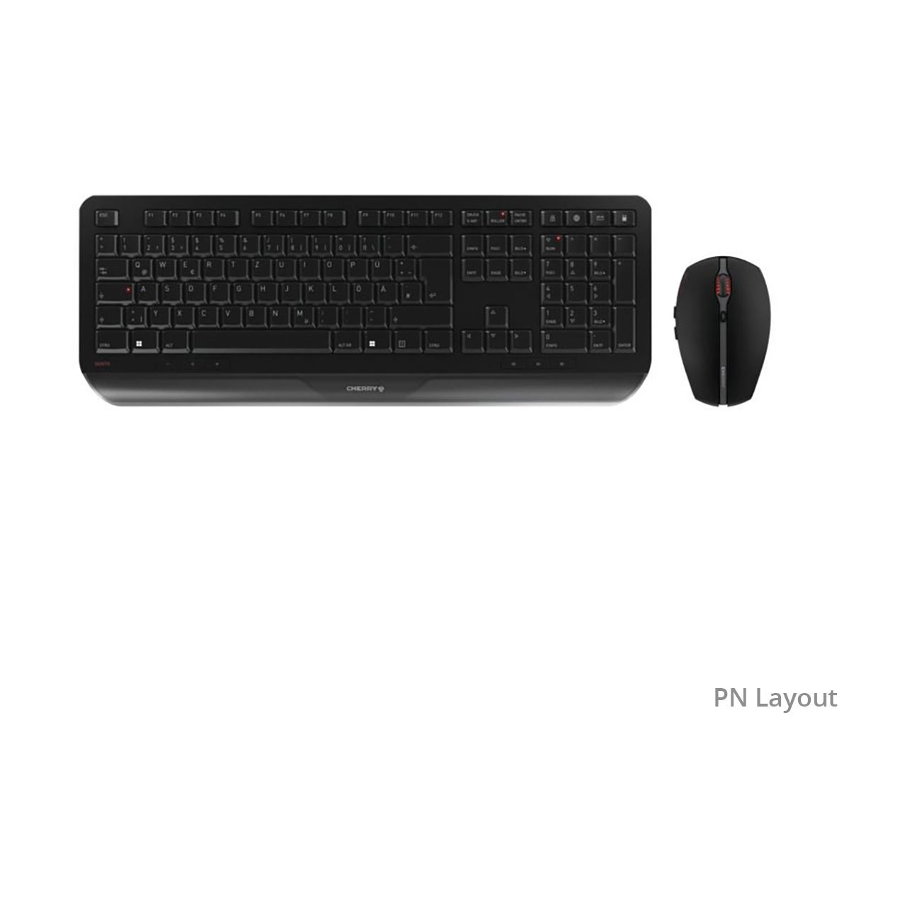 Cherry TAS Gentix Desktop Set Pan-Nordic Layout schwarz - Tastaturen ...