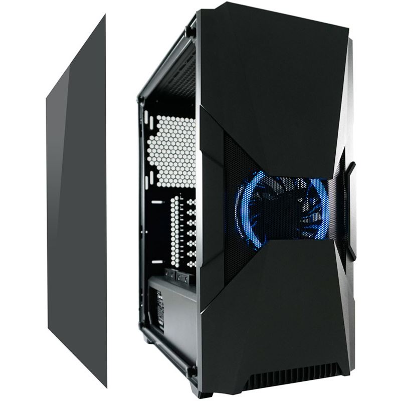 LC-Power Gaming 704B Dark_Eye_X Midi Tower ohne Netzteil schwarz - Midi Tower ohne NT