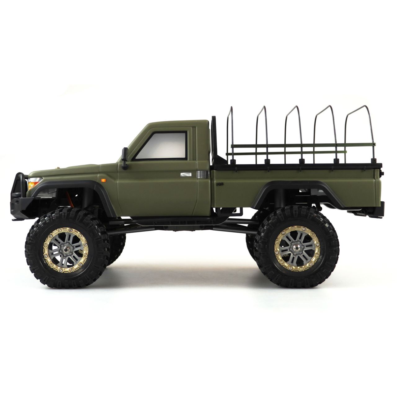 Amewi AMXRock RCX10BS Scale Craw.Pick-Up Milit.grün 1:10, RT ...