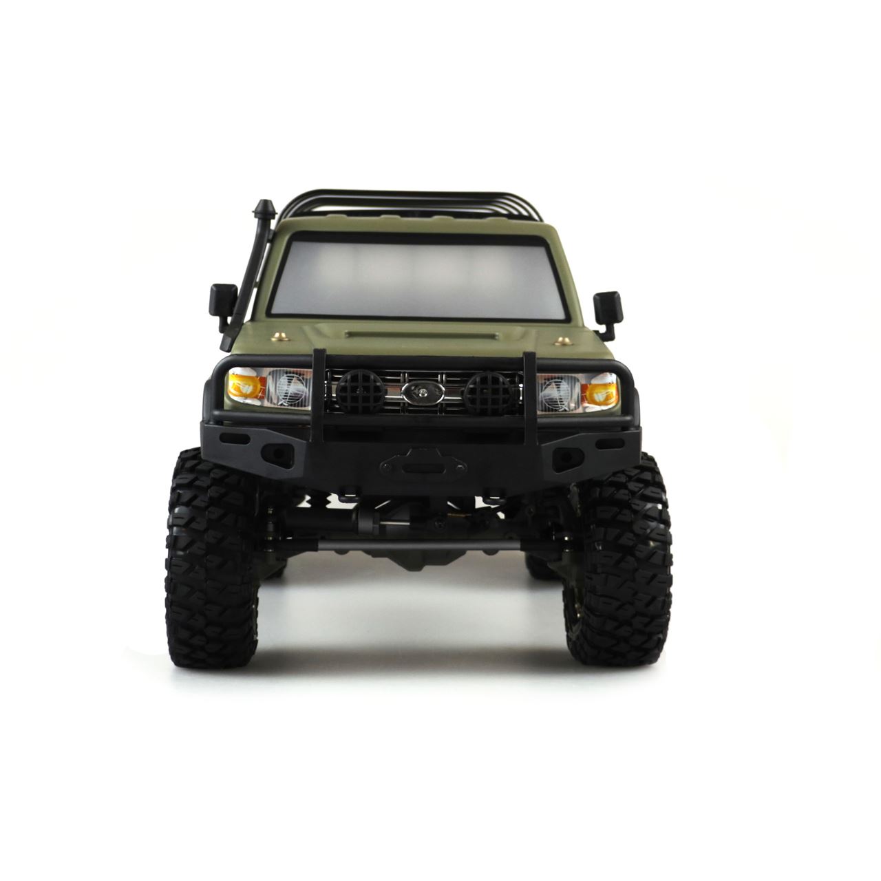 Amewi AMXRock RCX10BS Scale Craw.Pick-Up Milit.grün 1:10, RT ...