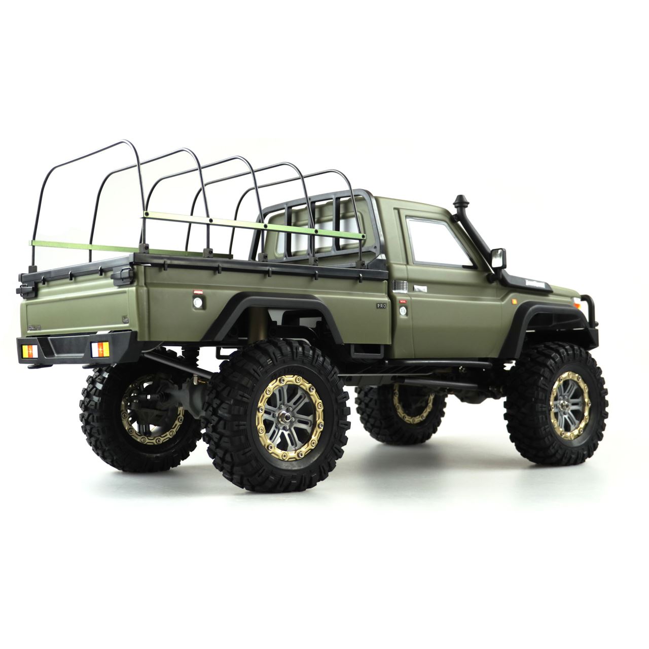 Amewi AMXRock RCX10BS Scale Craw.Pick-Up Milit.grün 1:10, RT ...