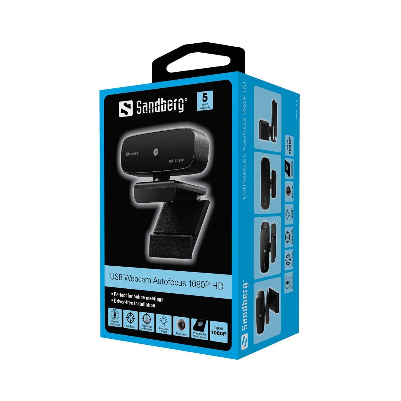 Sandberg USB Webcam Autofocus 1080P HD - Webcams USB | Mindfactory.de