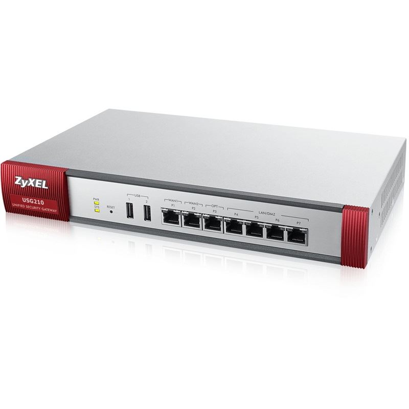 Zyxel Router ZyWALL USG 210 Firewall Appliance 4x LAN - Access Points ...