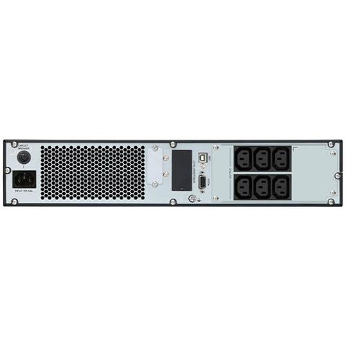 VERTIV GXT RT+ 1ph UPS 1kVA input plug IEC60320 C14 2U output 230V output socket groups 6 C13