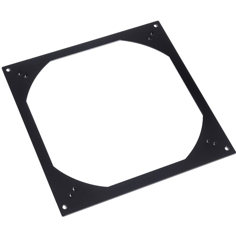 Alphacool Radiator 200mm Lüfterblende 1x180/200mm, schwarz ...